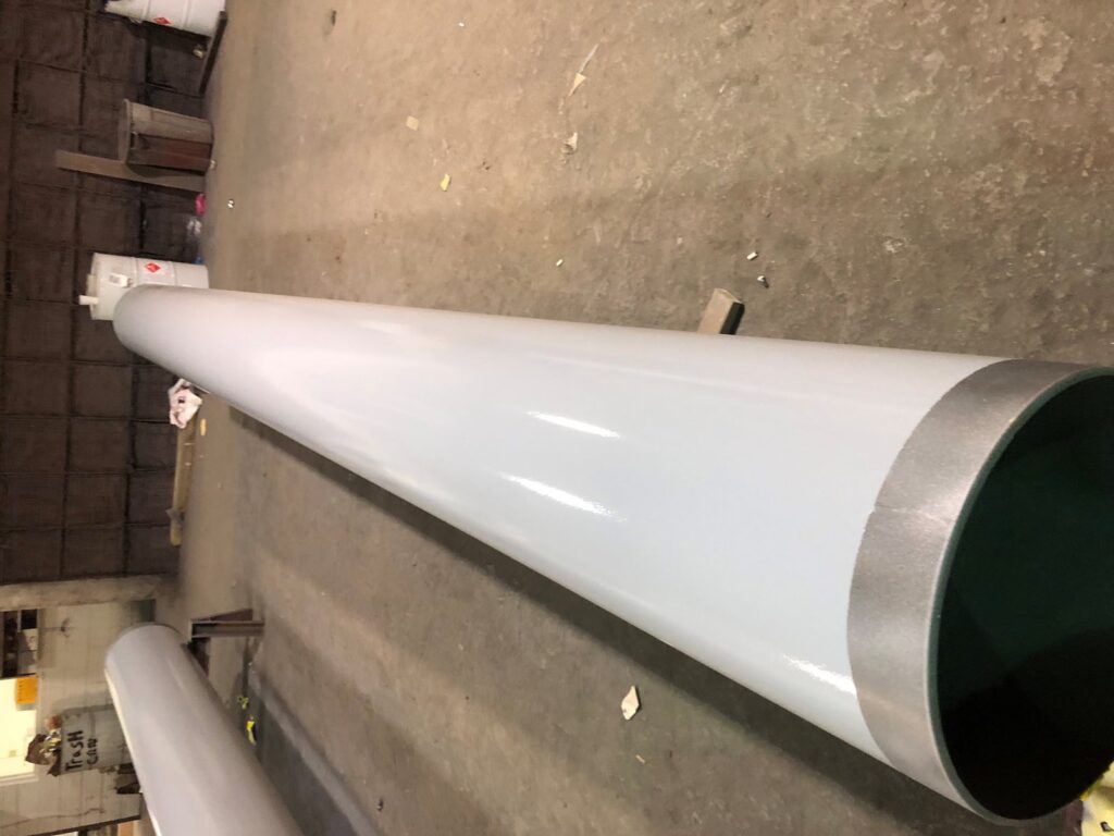 Industrial Coatings Finish Painted pipe 3 - Hyblast Sand Blasting ...